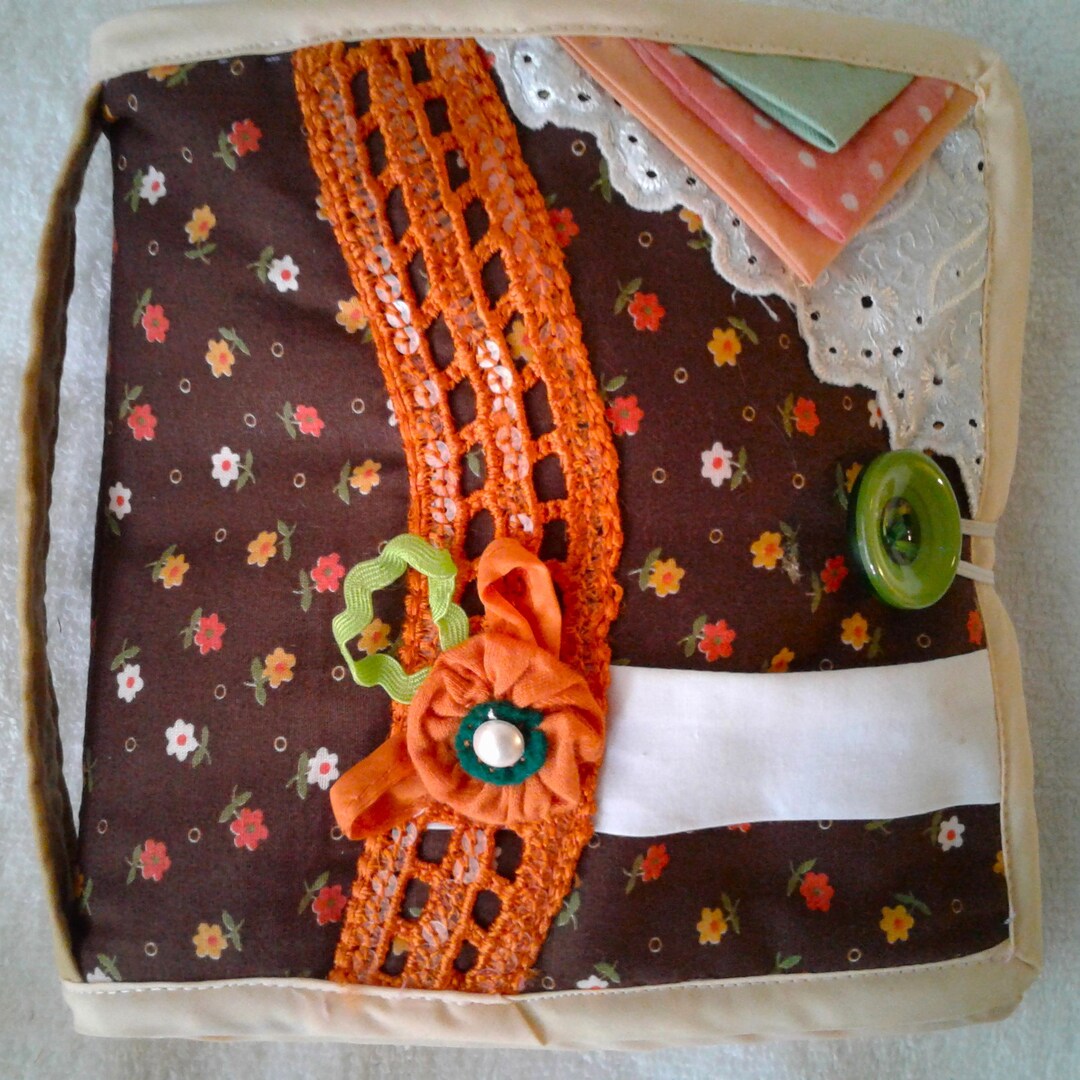 Fidget Book Sensory/activity Book Textile Activity Book - Etsy
