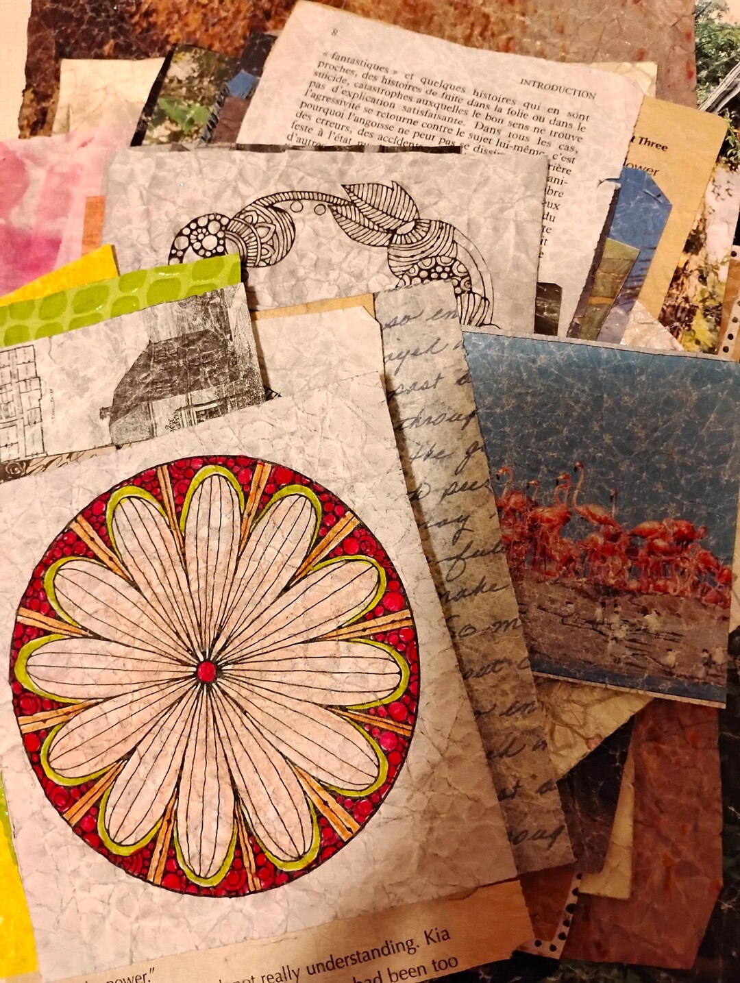 Unique Momigami Paper Set – 35+ Pieces for Collage, Junk Journals ...