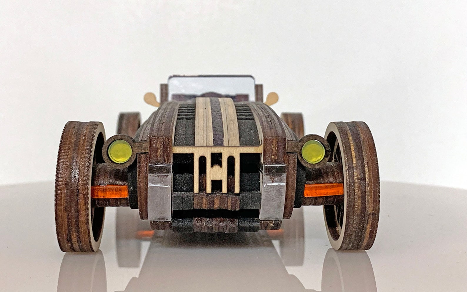 Coche de carreras de madera vintage | Etsy