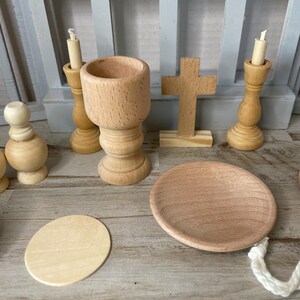 Montessori Complete Natural WOOD Mass Kit Mass Set CGS Catechesis of ...