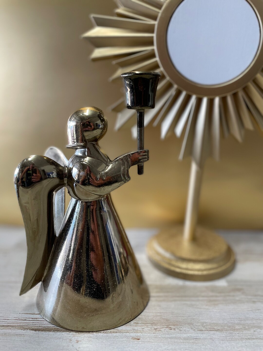 Brass Angel Sanctuary Candle Holder Lamp CGS Catechesis of the Good ...