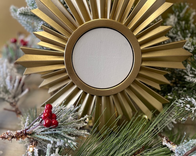 Monstrance Christmas Tree Topper , Eucharist , First Communion , Advent ...