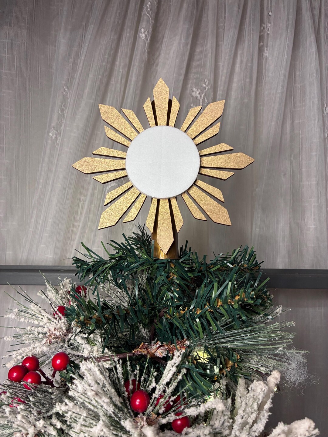 Monstrance Tree Topper for Small Mini Trees Advent , Christmas ...