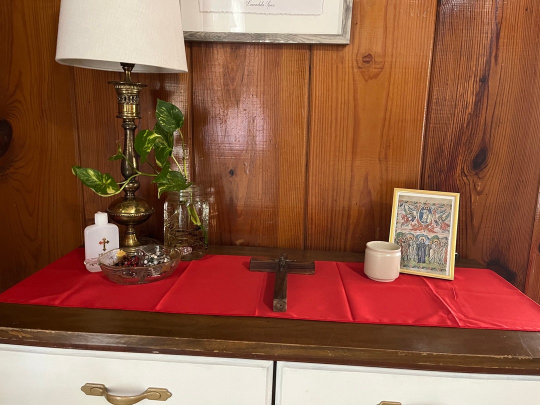 Liturgical Colored COMPLETE SET Table Runners 12x108 Catholic Home ...