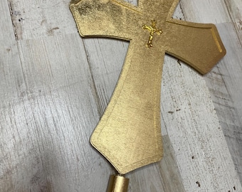 GOLD Processional Cross for Mass Play , Montessori, Catechesis Good ...