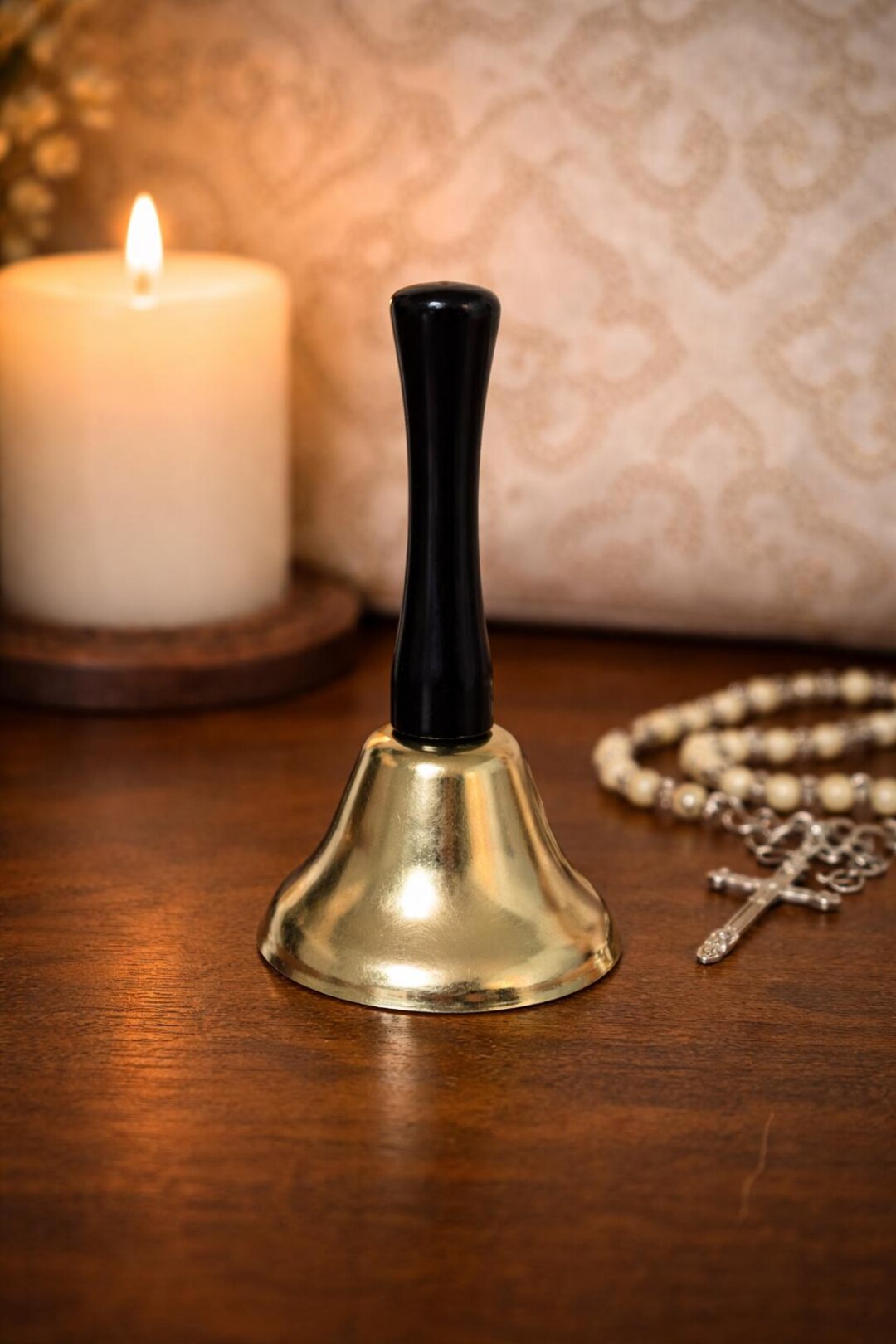 Classic Brass Hand Bell | Catholic Altar, Prayer, Classroom Use - Etsy