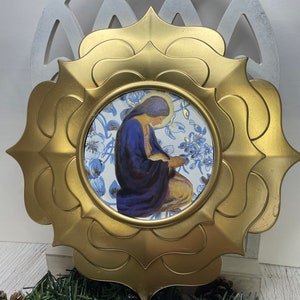 Marian Blessed Mother Our Lady Mary Catholic Christmas Tree Topper for ...