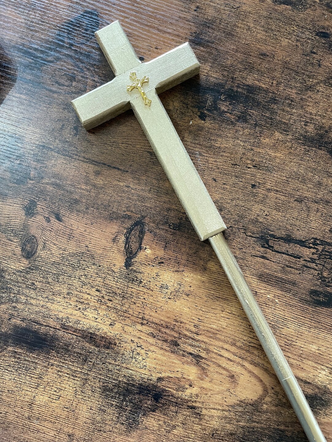 GOLD Processional Cross for Mass Play , Montessori, Catechesis Good ...