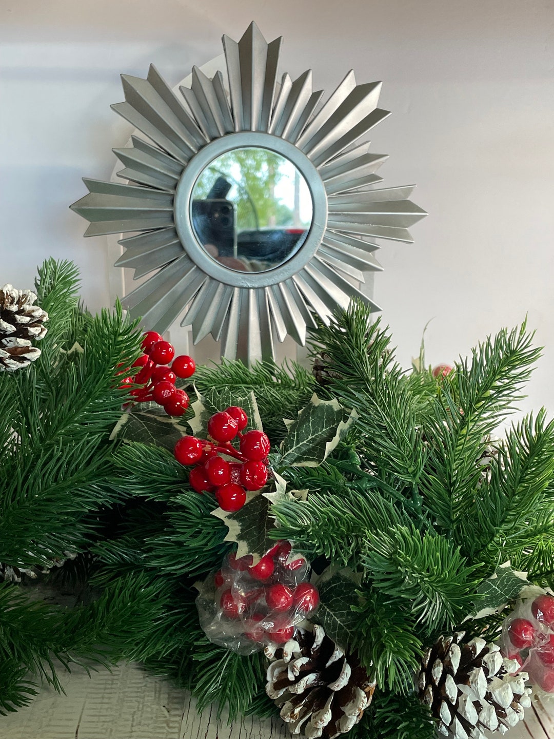 Silver Mirror Monstrance Tree Topper Eucharist Advent - Etsy