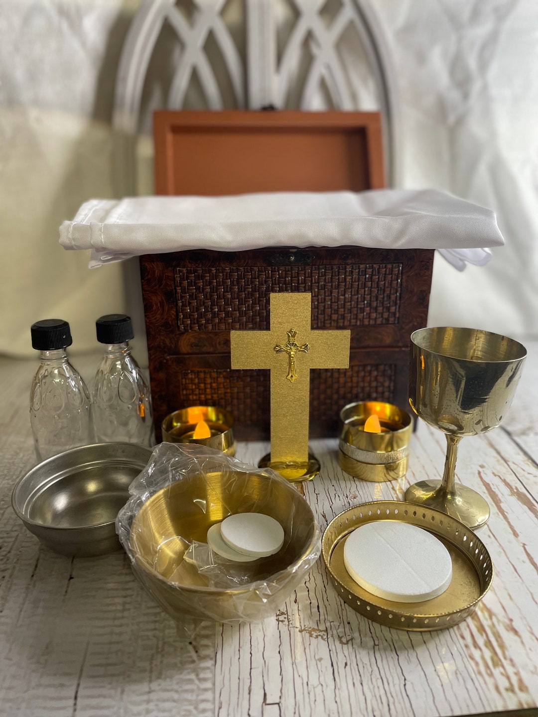 Realistic GOLD Mass Kit W/altar Box Mass Play, Priest Play Montessori ...