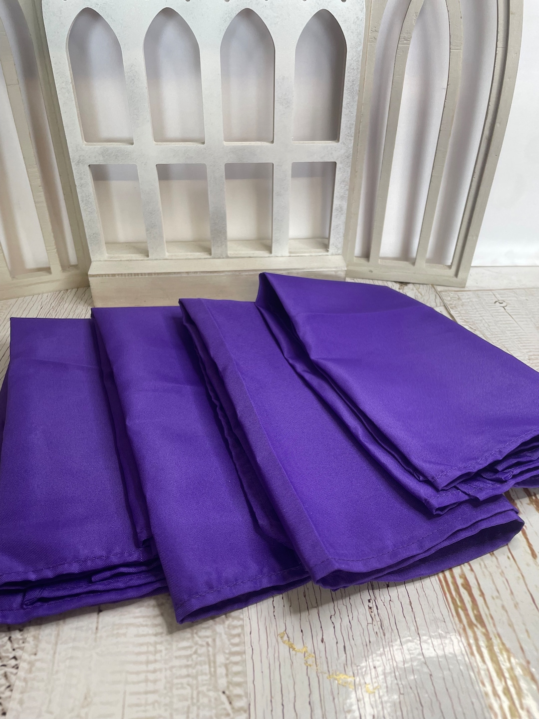 Purple Lenten Cloths (set of 4): Passiontide Home Altar Veiling - Etsy