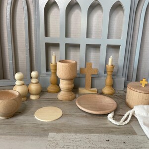 Montessori Complete Natural WOOD Mass Kit Mass Set CGS Catechesis of ...