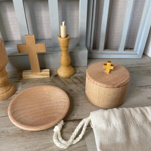 Montessori Complete Natural WOOD Mass Kit Mass Set CGS Catechesis of ...