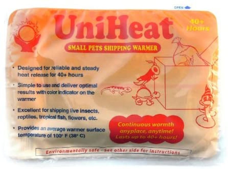 Heat Pack Uniheat 40 Hours Heat Pack / for Shipping Plants - Etsy