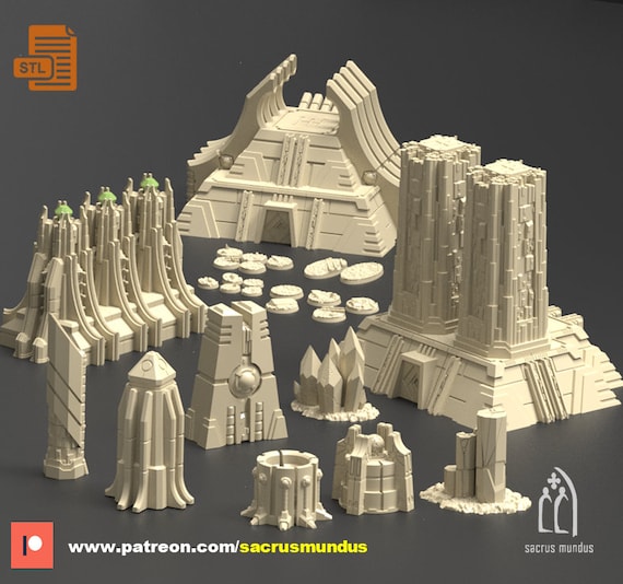 STL Karnac the Tomb Planet. 3d Printing Designs Bundle. - Etsy Canada