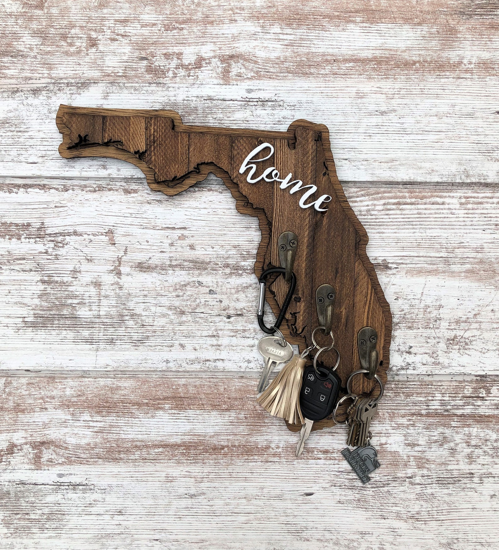 Key Holder for Wall Florida Key Hanger Florida Key Holder - Etsy