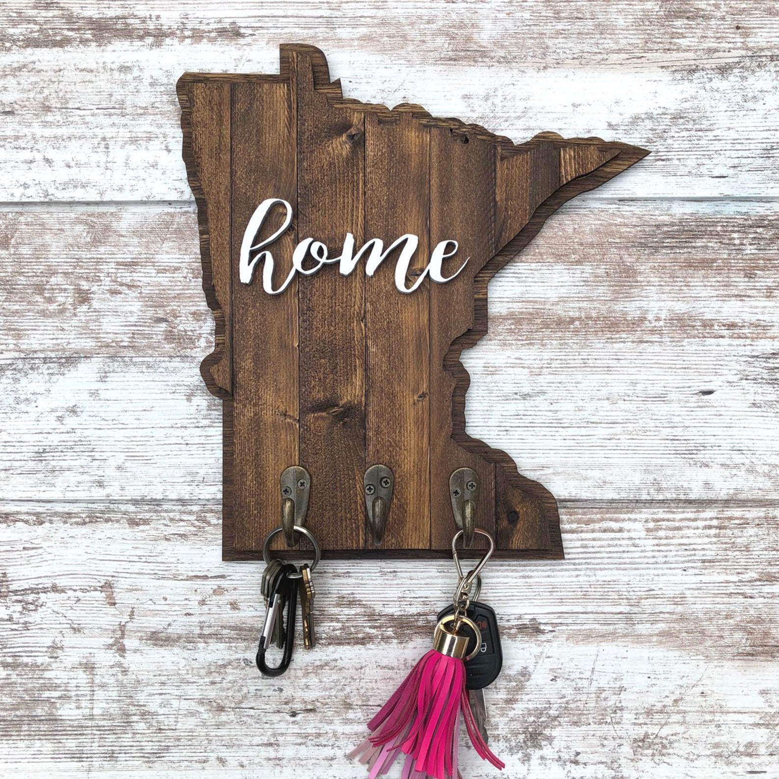 Key Holder for Wall Minnesota Key Hanger Minnesota Key | Etsy