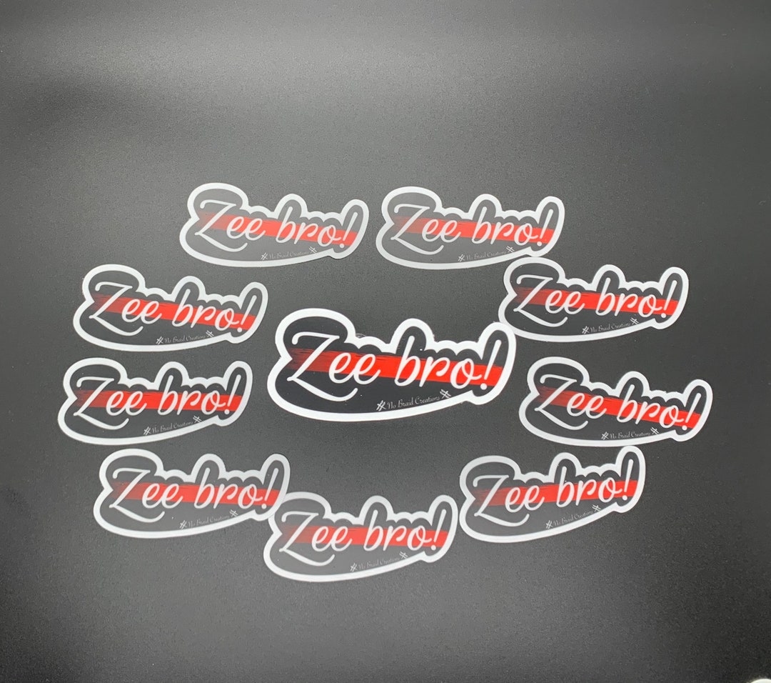 Zee Bro Vinyl Sticker/ Native American Sticker/ Powwow Slang - Etsy