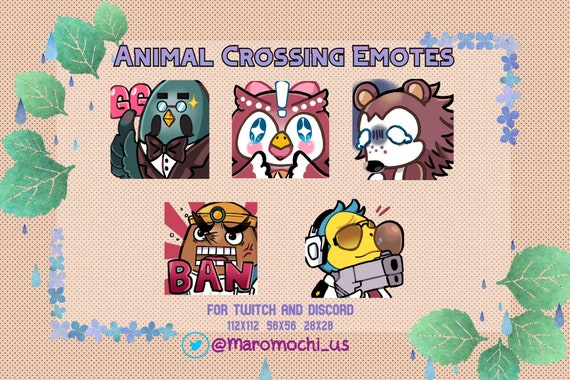 Animal Crossing Emotes | Etsy