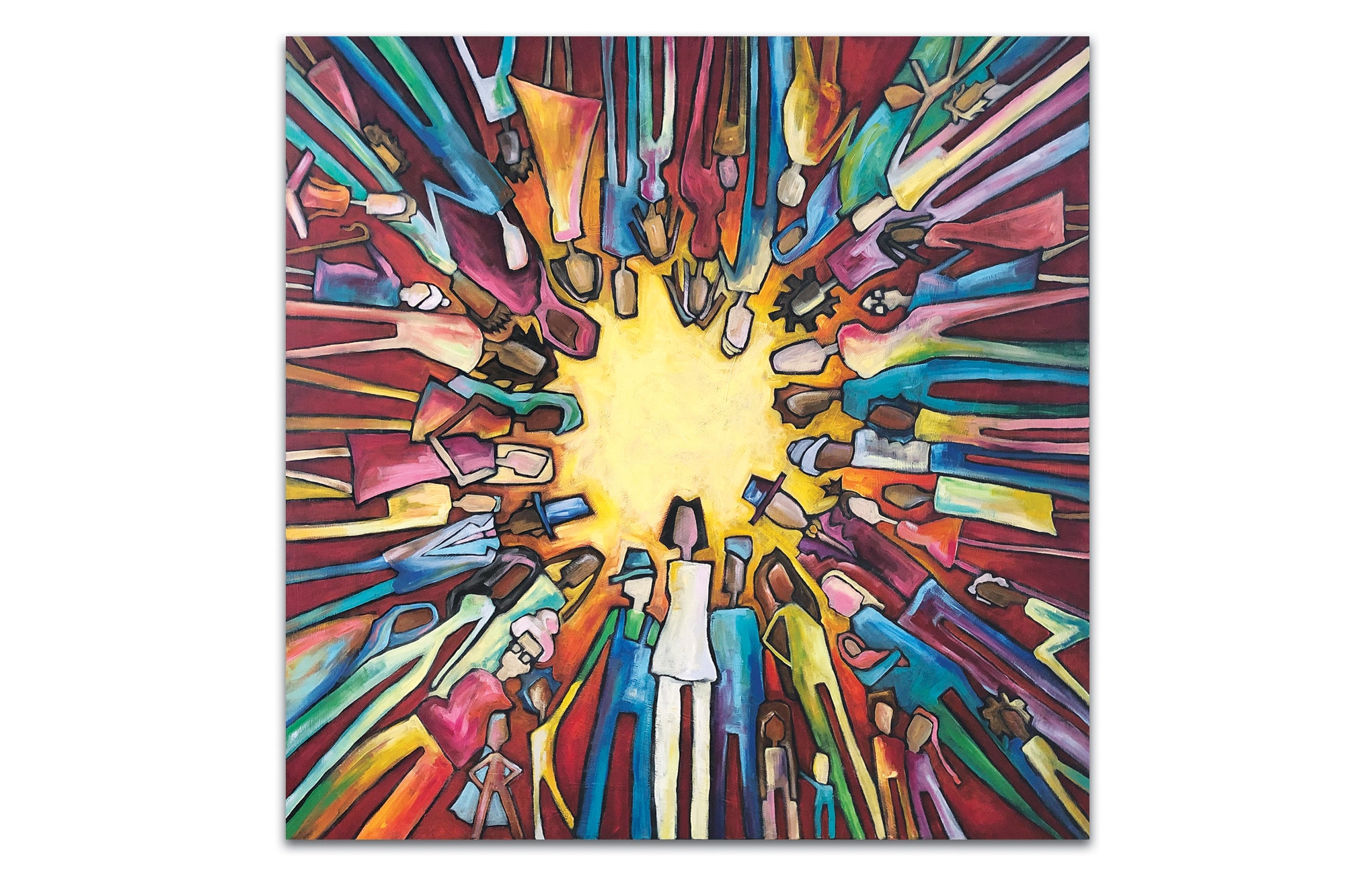 Everyone Print / Colorful People Art Print - Etsy