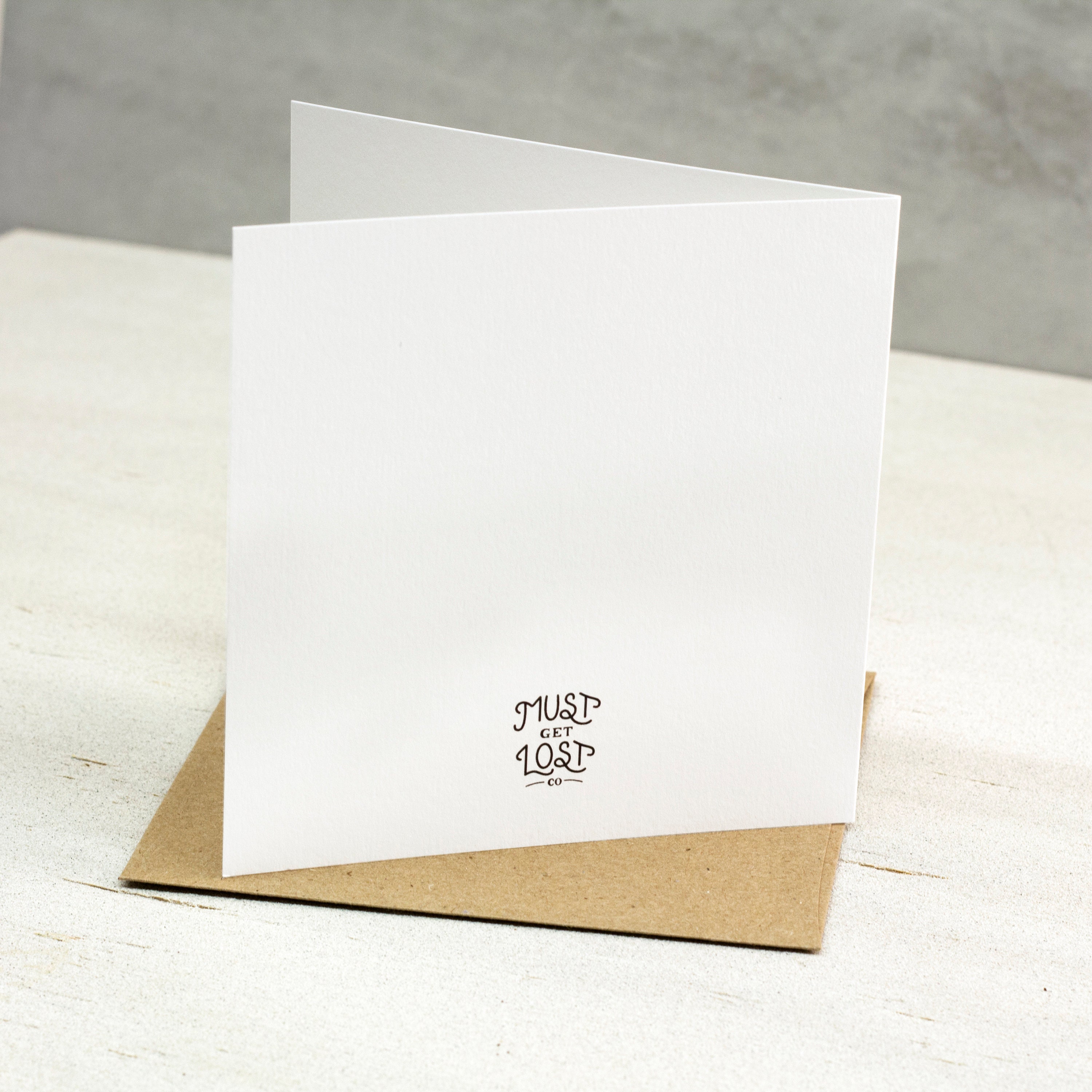 Outdoor Adventure Travel Card - Mountain Card - Love You to the ...