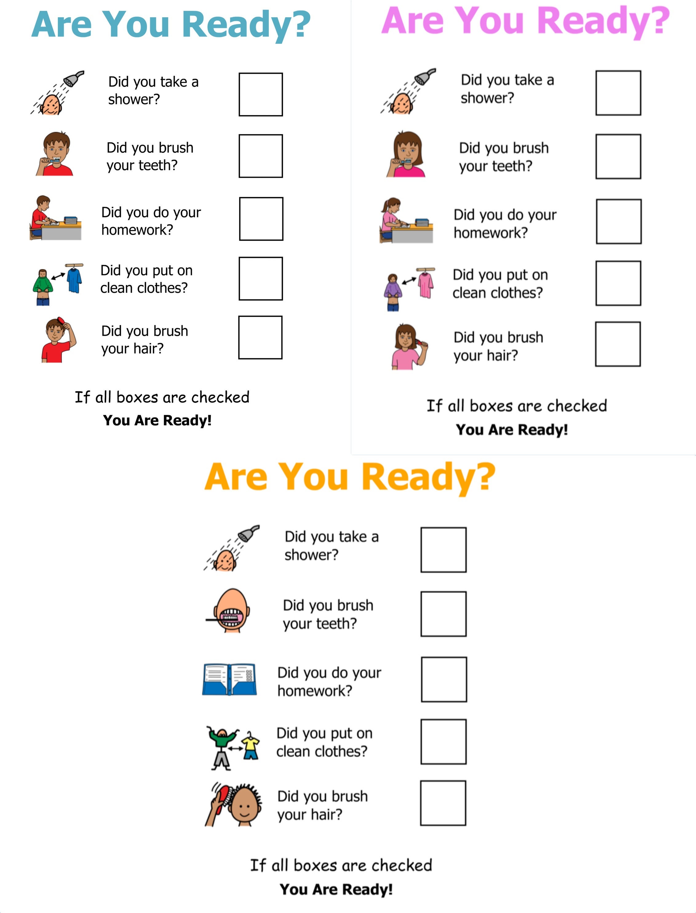 Are You Ready check List - Etsy