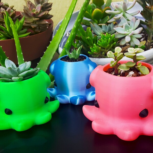 Octopus Planter - Etsy