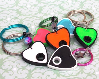 Planchette Keychain Sun & Moon Design Customizable | Etsy