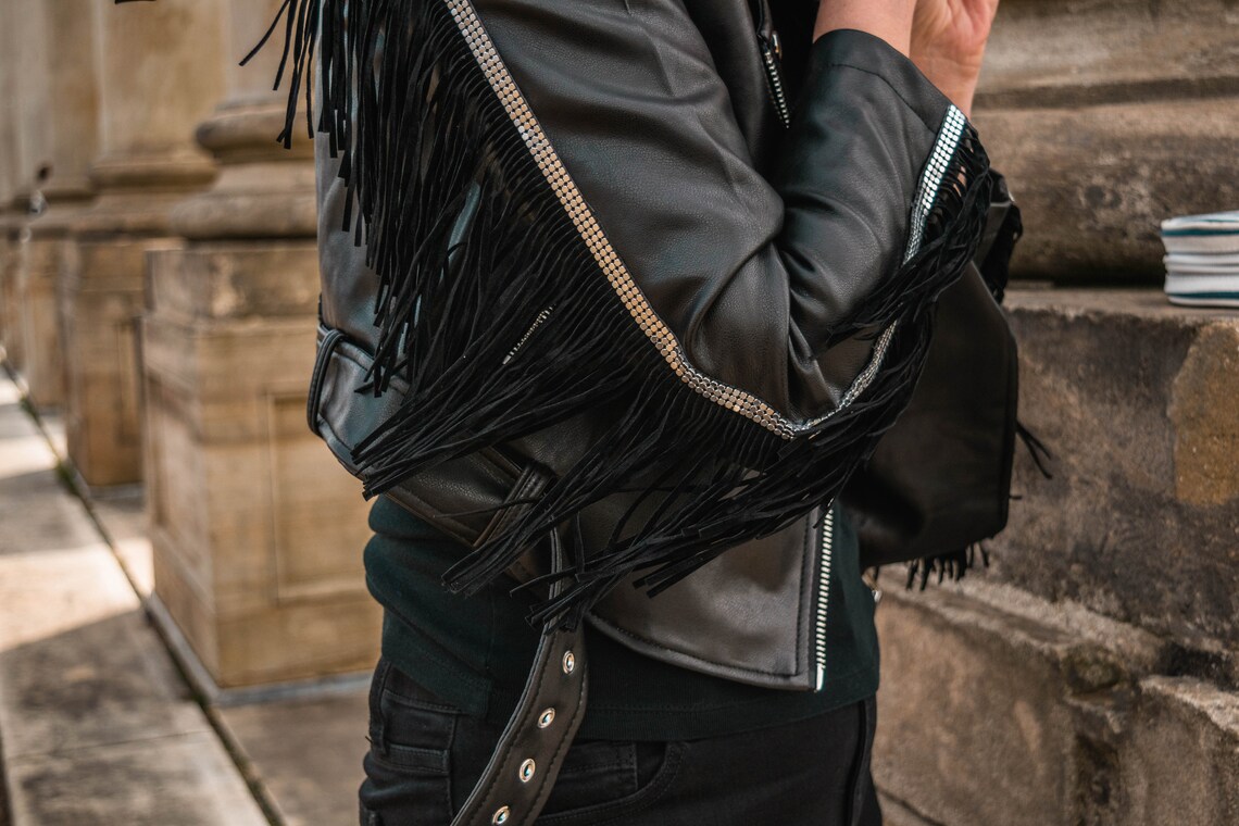 FOR RENT: Matching Skull Jackets | Painted His & Hers Jackets for Goth ...