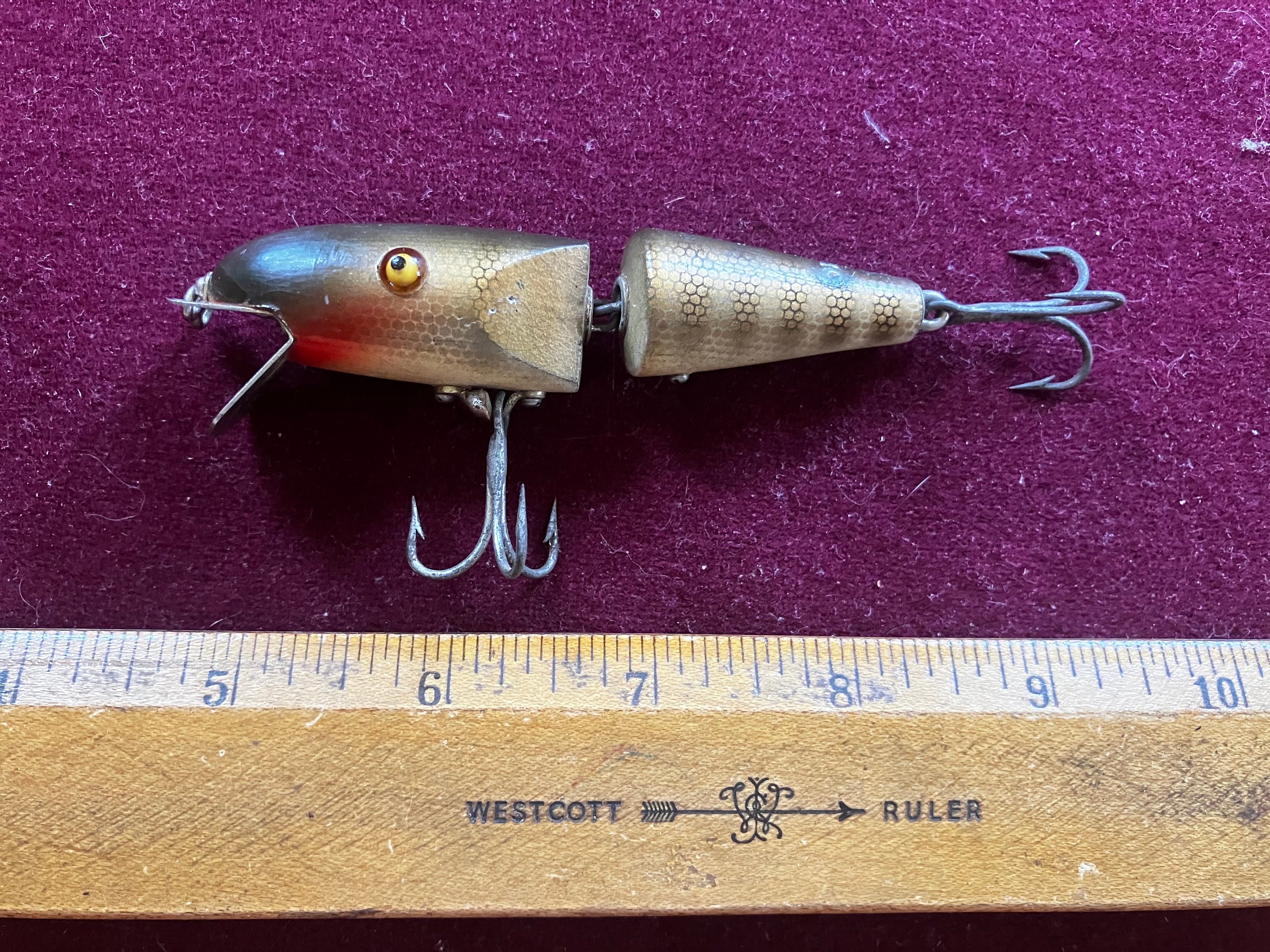 Vintage Pflueger Palomine Hinged Lure. - Etsy