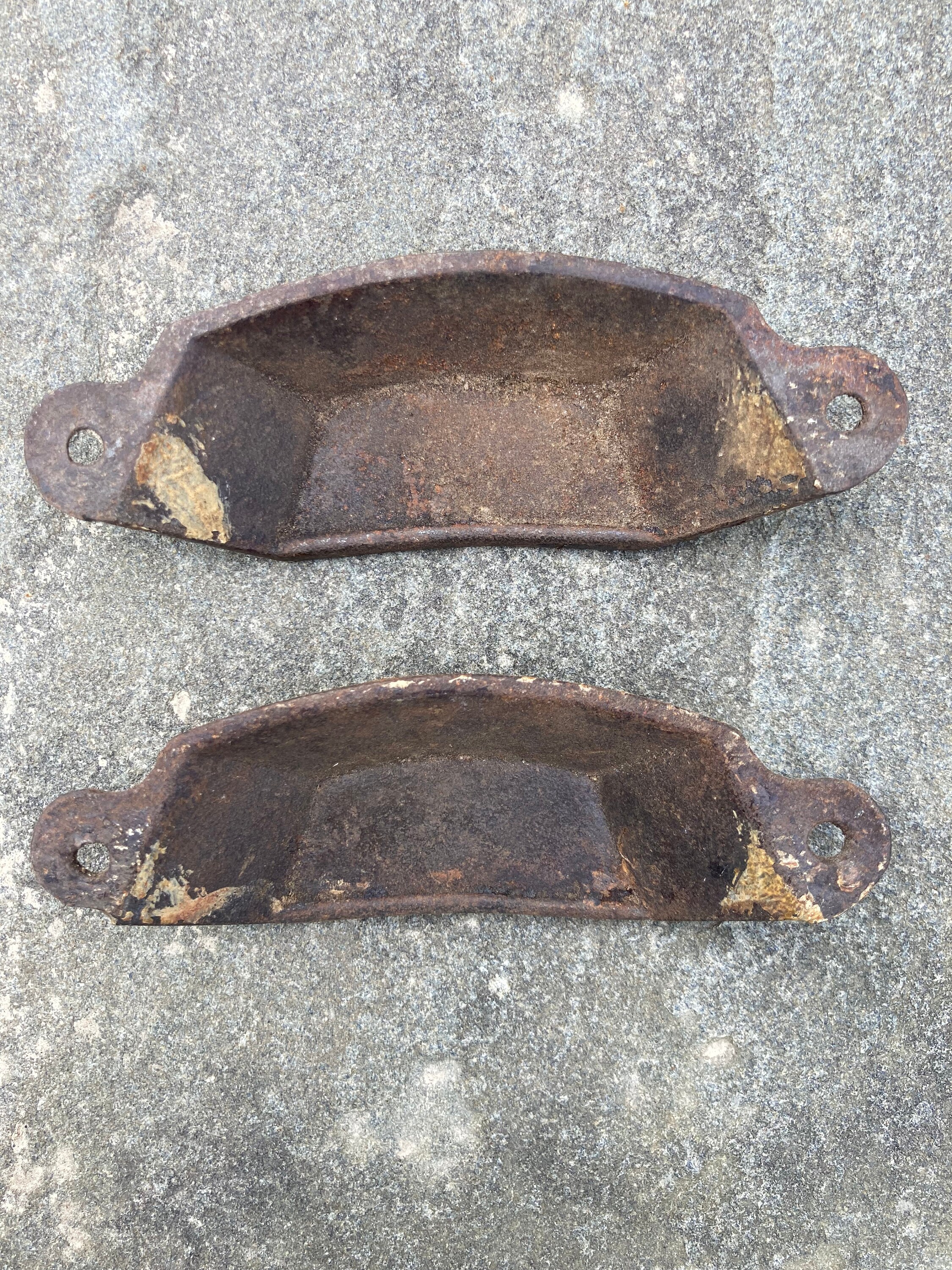 Antique Cast Drawer Pulls - Etsy