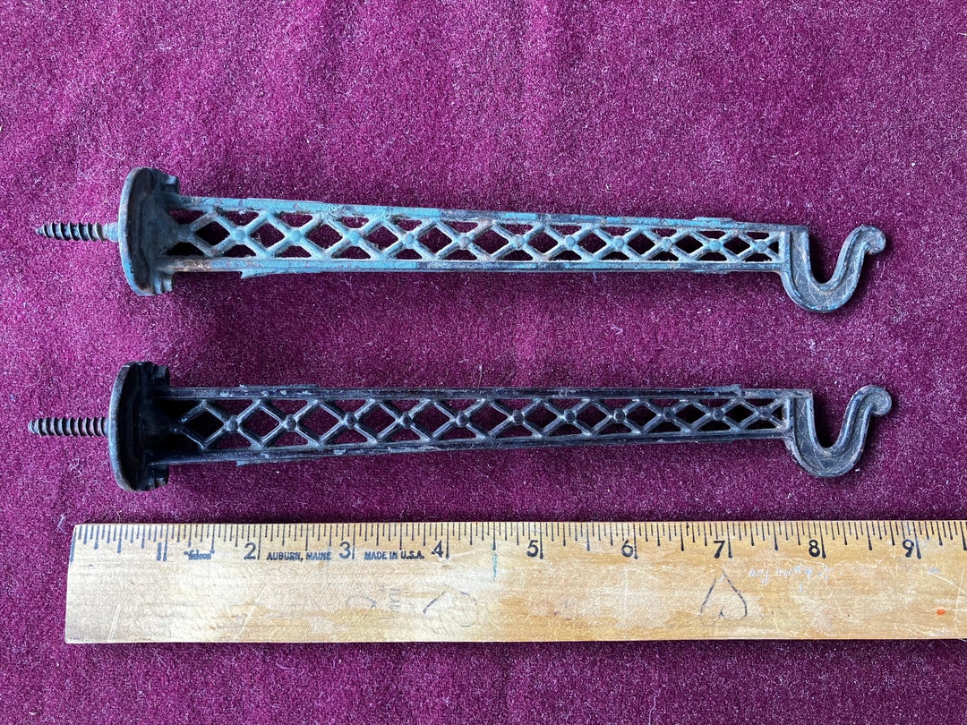 Antique Cast Iron Wall Hanger - Etsy