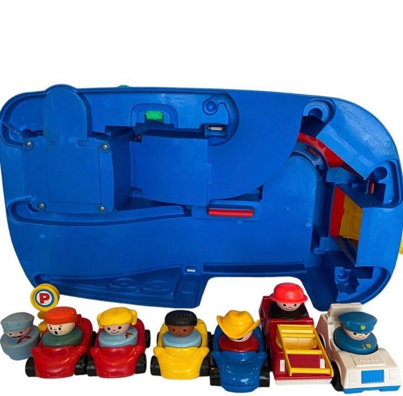 Vintage FISHER PRICE Action Ramps Parking Garage Chunky Little - Etsy