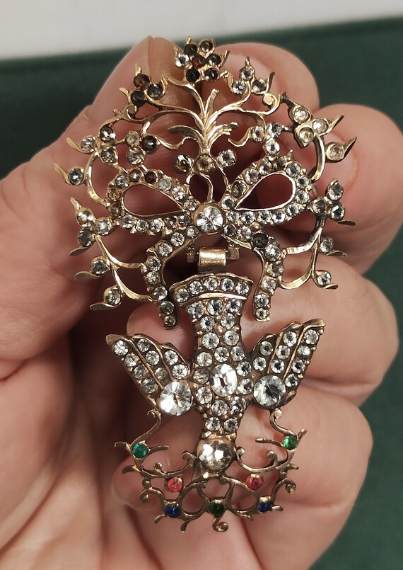 Rare Georgian 18ct/18k Gold & Strass/Paste 18th Centu… - Gem