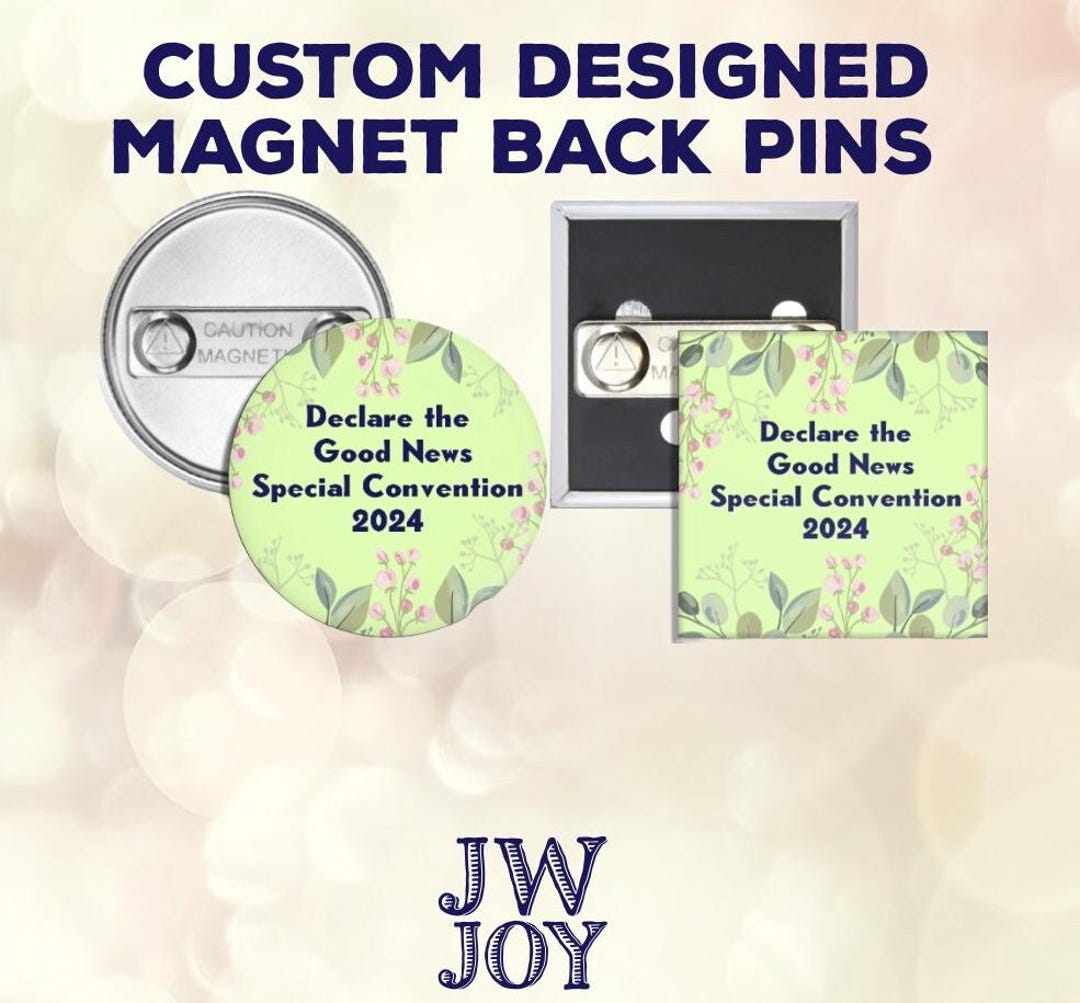 Custom Designed Magnet Back Buttons- Personalized Custom Designed for ...