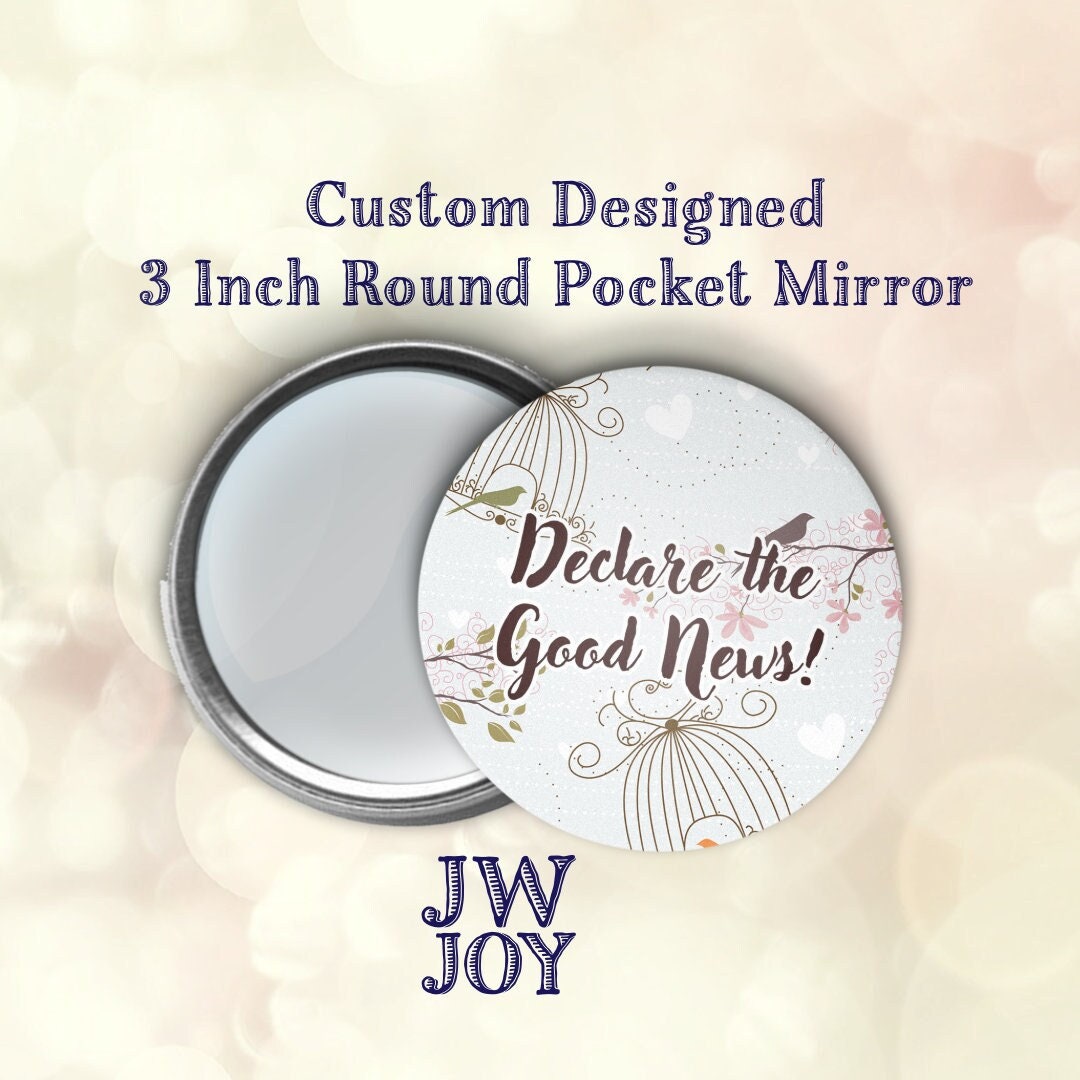 3 Inch Round Pocket Mirror Custom Designed for You - Etsy