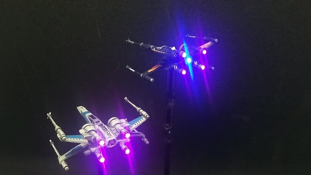 LED Figure X-wing Miniatures Ships - Etsy