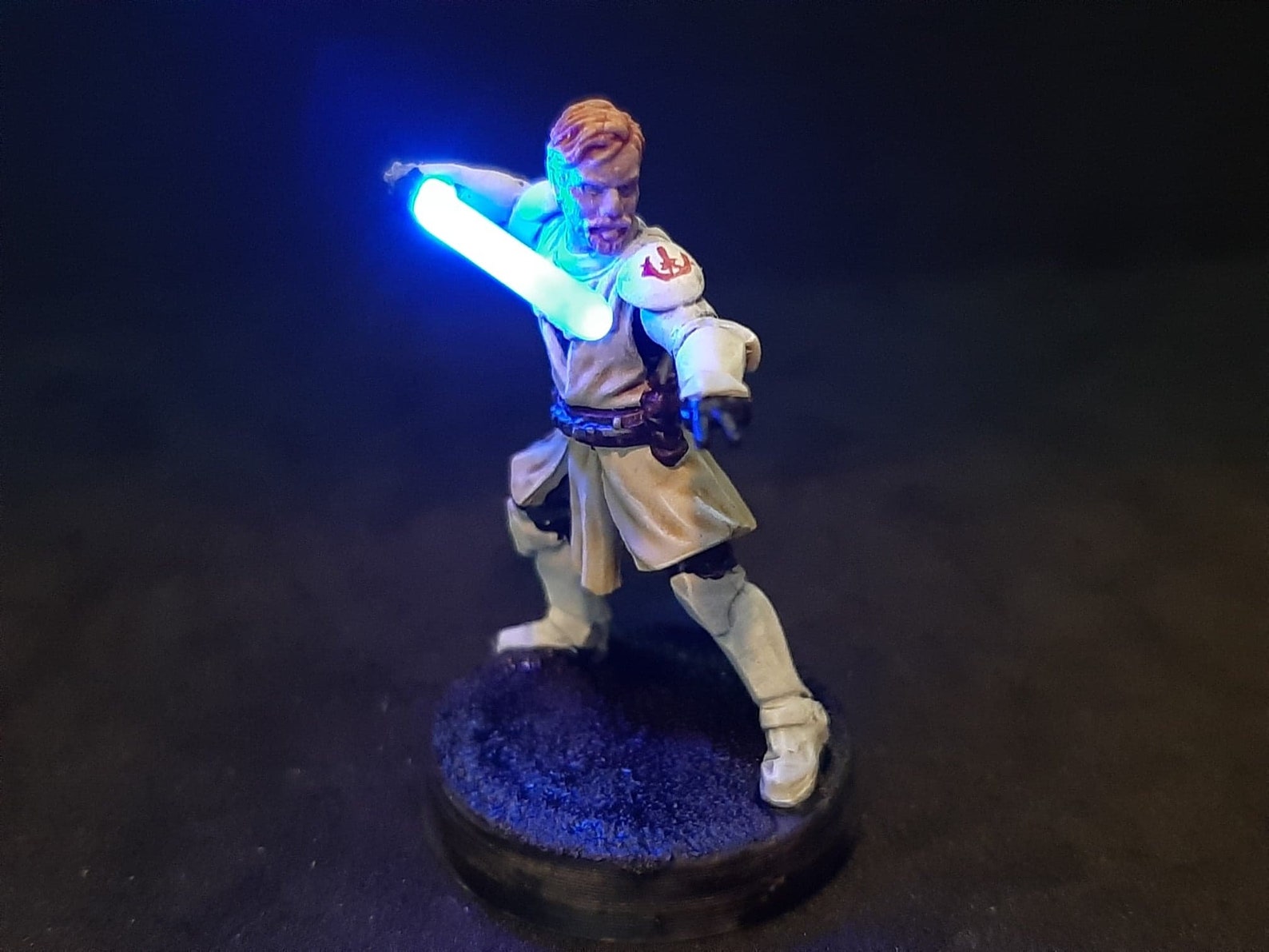 LED Star Wars Tabletop Lightsaber Figures - Etsy