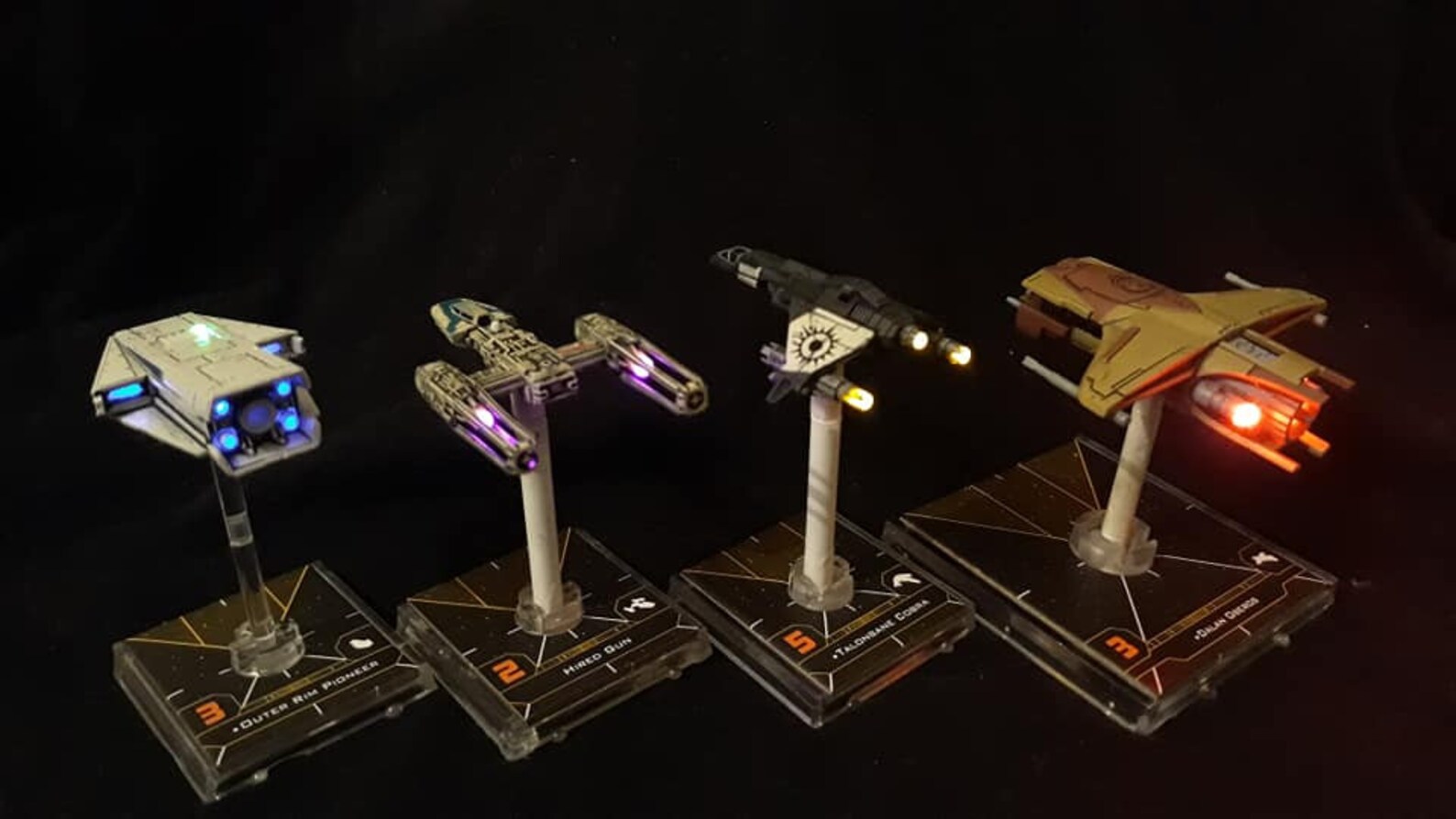 LED Figure X-wing Miniatures Ships - Etsy