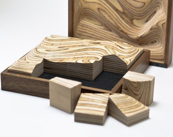 Strata 16.01 Sculptural Wood Puzzle - Etsy