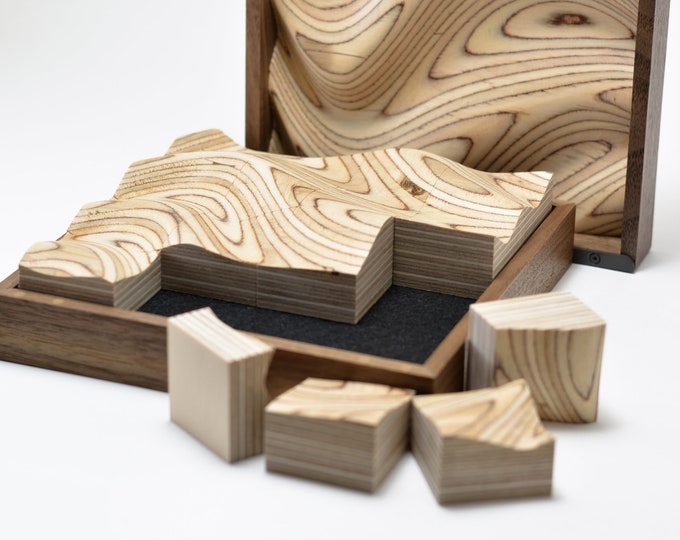Strata 16.01 Sculptural Wood Puzzle - Etsy