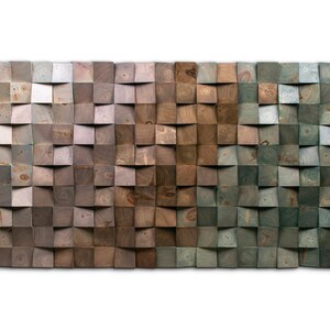 Forest Abstract Wall Art | 3d Modern Wall Art | Rustic Home Decor for ...
