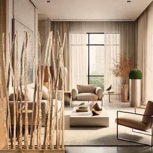 Japanese Style Tree Branches Room Divider for Rustic Home Decor - Etsy ...