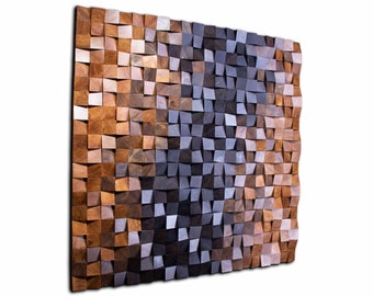 Square Wood Wall Art - Etsy
