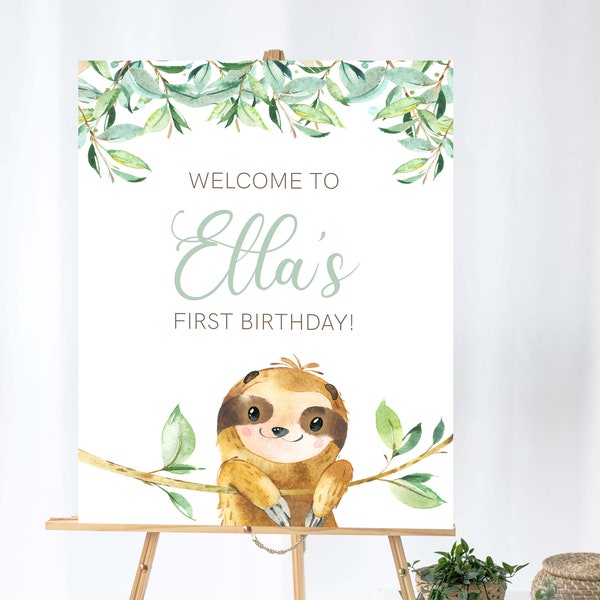 Sloth Baby Shower - Etsy