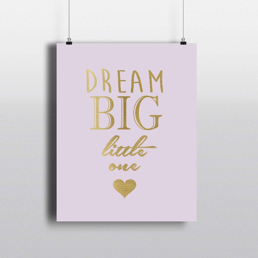 Dream Big Single Print, Create Your Own Print Set, Print Your Own ...