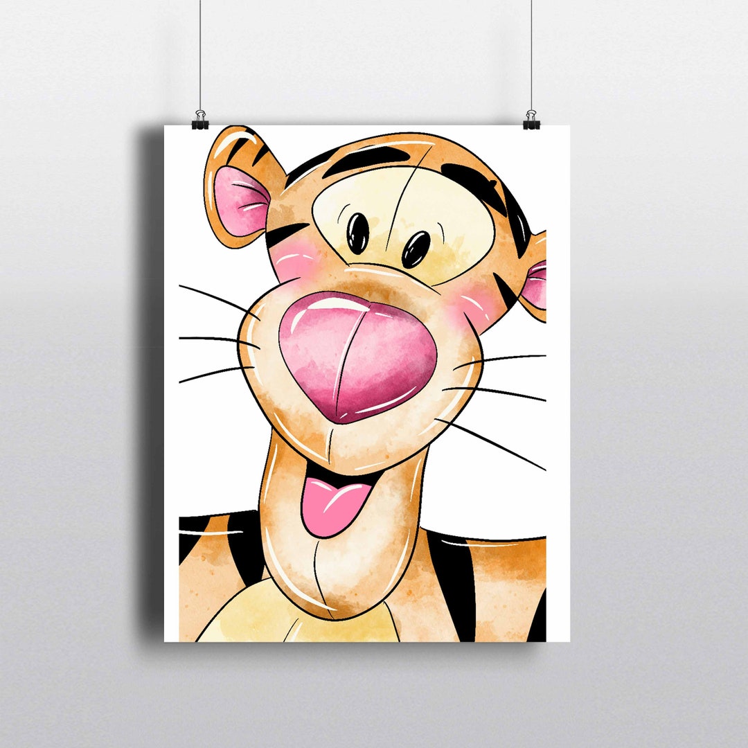 Tigger Cross Stitch Pattern, Print Your Own Pattern. Embroidery ...