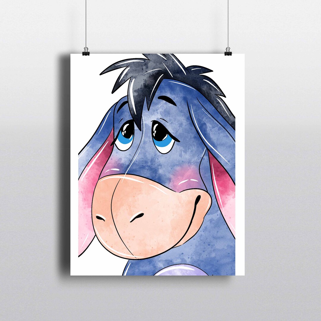 Eeyore Cross Stitch Pattern, Print Your Own Pattern. Embroidery ...