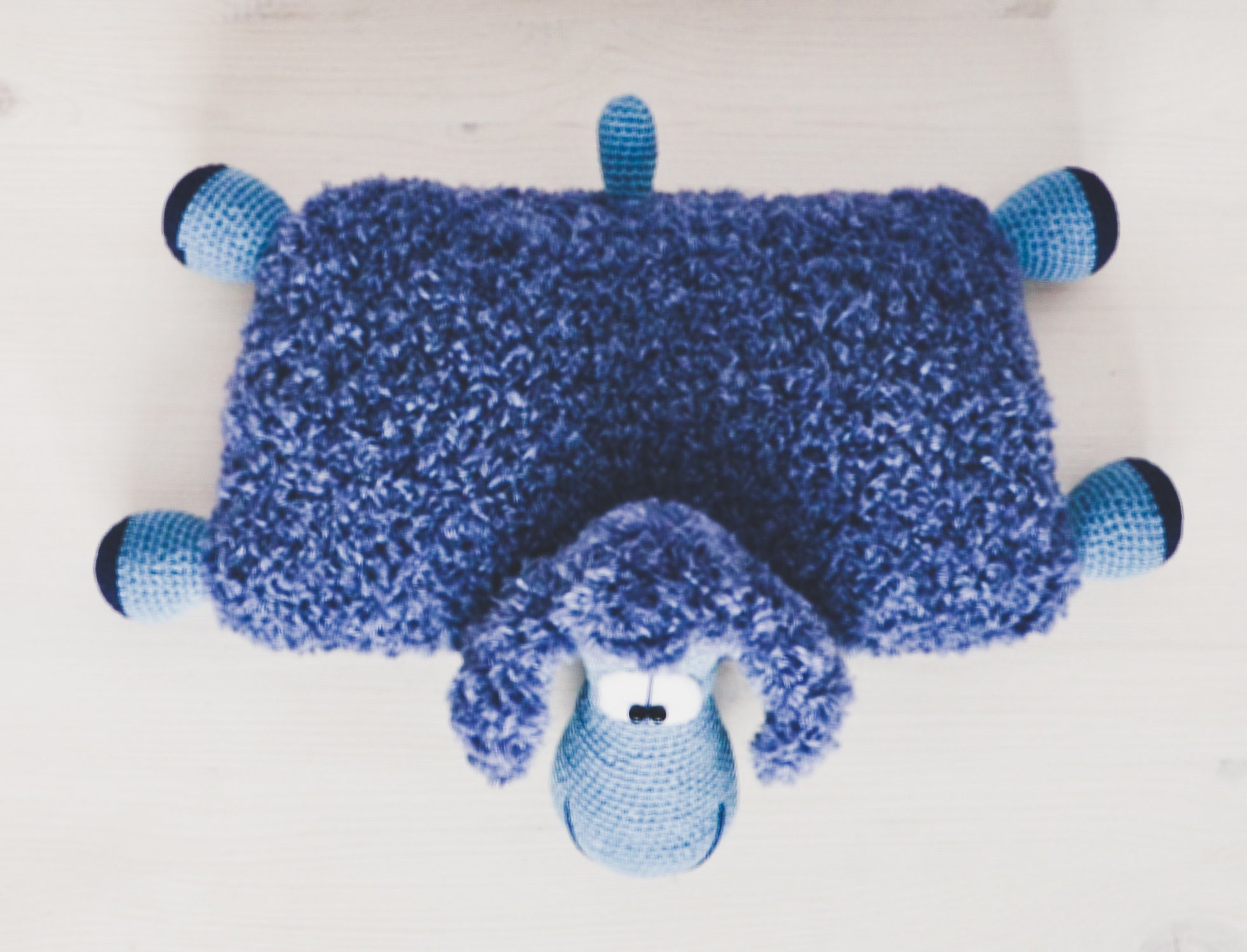 Crocheted sheep pillow pattern PDF Knit cushion lamb tutorial | Etsy