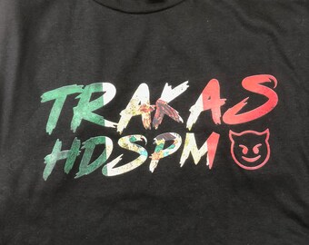 Trakas HDSPM Cotton T-shirt Whiteblack, Regional Mexicano Playera ...